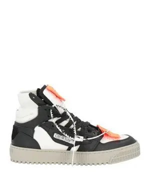 OFF-WHITE™ High-top Leather And Textile Sneakers