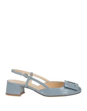 BALDININI Patent Leather Slingback Pumps With Buckle Detail