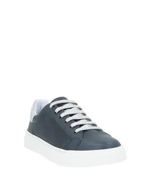 BALDININI Midnight Leather Glittered Low-top Sneakers