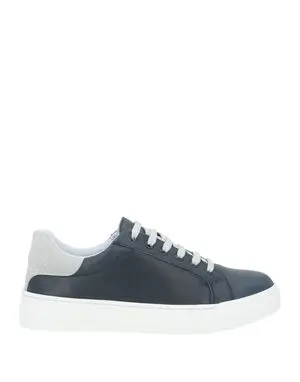 BALDININI Midnight Leather Glittered Low-top Sneakers