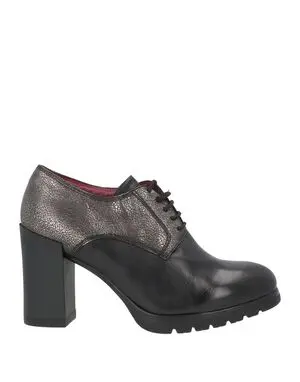 STONEFLY Lace-up Leather Shoes With Block Heel