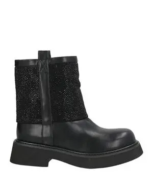 TOSCA BLU Ankle Boots With Crystal Embellishments