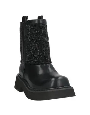 TOSCA BLU Ankle Boots With Crystal Embellishments