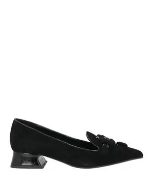 LUCIANO BARACHINI Suede Embellished Loafers