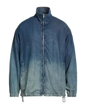 DIESEL® Denim Tie-dye Embroidered Logo Jacket