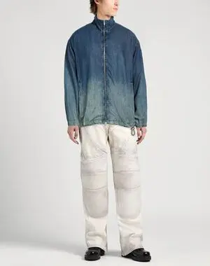 DIESEL® Denim Tie-dye Embroidered Logo Jacket