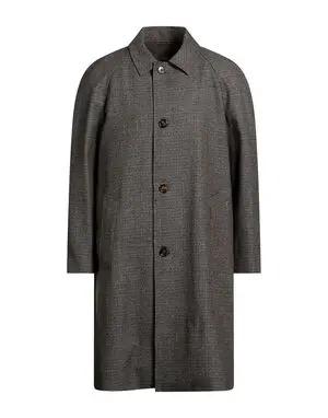 MOORER Virgin Wool Houndstooth Overcoat