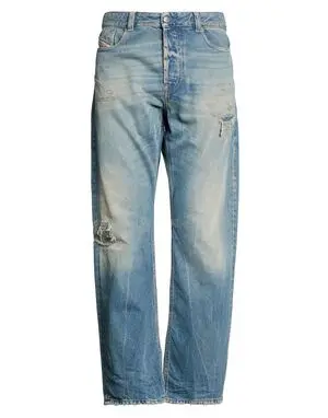 DIESEL® Cotton Straight Leg Jeans - Blue