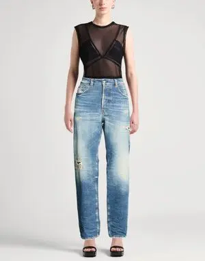 DIESEL® Tapered Jeans In Cotton, Hemp, And Elastane Blend