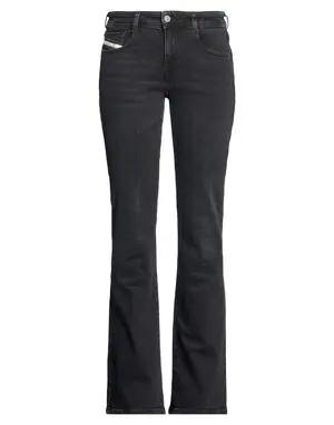 DIESEL® Cotton Elastane Flared Jeans - Black