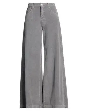 VICOLO VICOLO Wide-Leg Corduroy Pants Grey