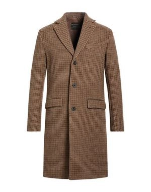 BRERAS MILANO Coat Light Brown Size Wool, Polyester - Beige
