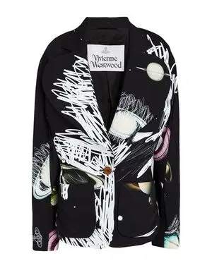 VIVIENNE WESTWOOD Single-breasted Printed Blazer