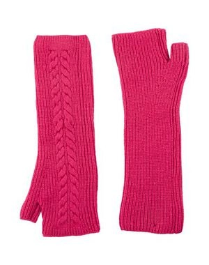 Herno Wool Fingerless Gloves - Pink