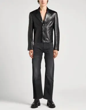 DIESEL® Straight-leg Jeans In Wash Cotton Elastane - Black