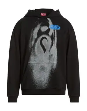 DIESEL® Cotton And Polyester Blend Sweatshirt With Graphic Print