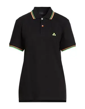 Peuterey Piqué Cotton Elastane Polo Shirt With Contrast Piping