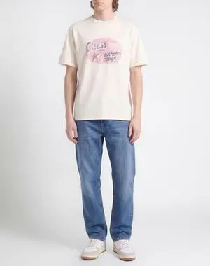 Guess T-shirt Size Cotton - Ivory