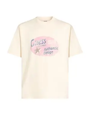 Guess T-shirt Size Cotton - Ivory