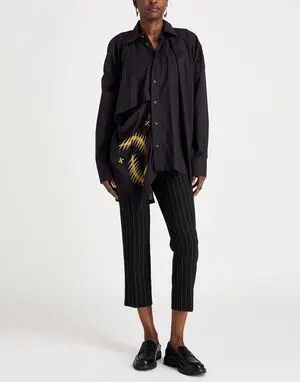 VIVIENNE WESTWOOD Cotton Shirt With Cutout Detail - Black