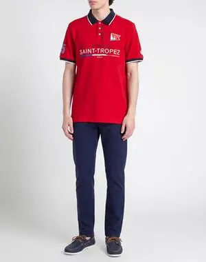 NORTH SAILS Polo Shirt Size Cotton, Elastane - Red