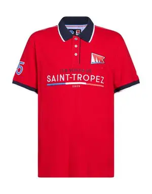 NORTH SAILS Polo Shirt Size Cotton, Elastane - Red