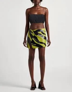 SUOLI Acetate And Silk Crop Top