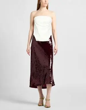 Liviana Conti Strapless Crocodile-print Tube Top