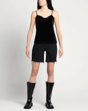 ODÌ ODÌ Sleeveless Button-embellished Top - Black