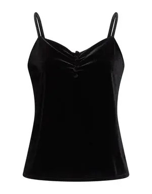 ODÌ ODÌ Sleeveless Button-embellished Top - Black