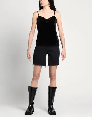 ODÌ ODÌ Sleeveless Button-embellished Top - Black