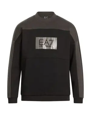 EA7 Cotton & Polyester Crewneck Sweatshirt