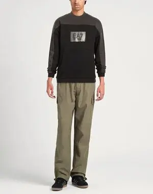 EA7 Cotton & Polyester Crewneck Sweatshirt