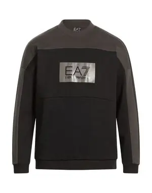 EA7 Cotton & Polyester Crewneck Sweatshirt