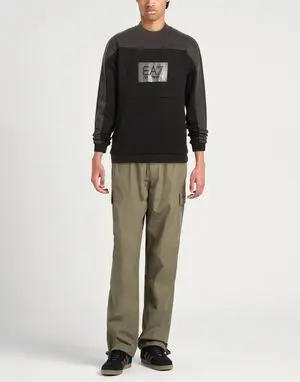 EA7 Cotton & Polyester Crewneck Sweatshirt