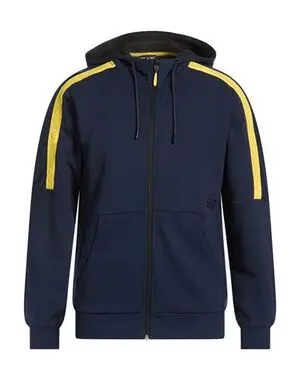 EA7 Sweatshirt With Hood And Zipper Fastening - Midnight Blue