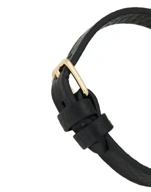 Valentino Garavani Leather Bracelet With Logo Detail
