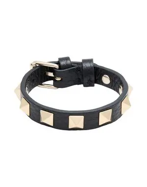 Valentino Garavani Studded Leather Bracelet - Black