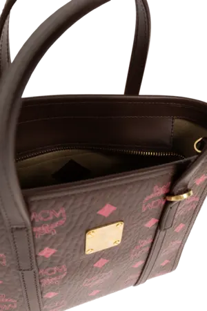 Mcm Toni Mini Tote Bag - Brown