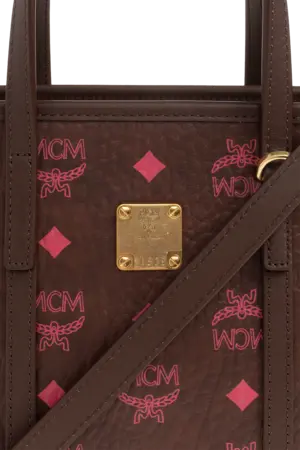 Mcm Toni Mini Tote Bag - Brown
