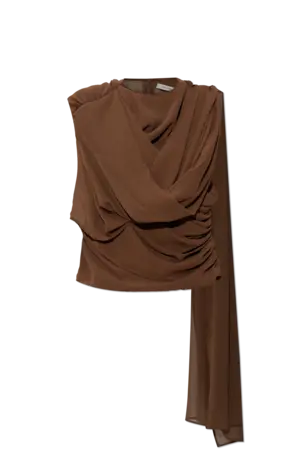 GESTUZ Asymmetrical Draped Top