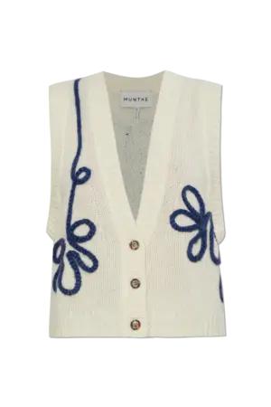 Munthe Nowland Vest With Floral Motif