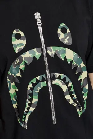 A BATHING APE T-shirt With Print - Black
