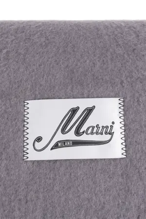 Marni Scarf With Fringes - Grey