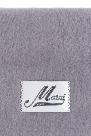 Marni Scarf With Fringes - Grey