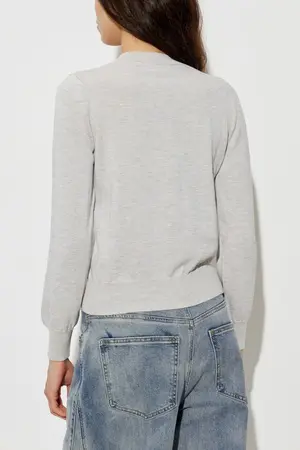A.p.c. Rosa' Crew Neck Button-front Cardigan
