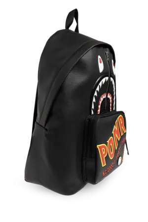 A BATHING APE Shark Mouth" Printed Backpack