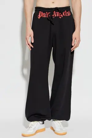 Palm Angels Sweatpants With Logo