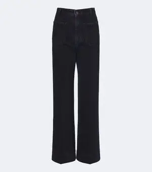 Victoria Beckham Alina Wide-leg Jeans - Blue