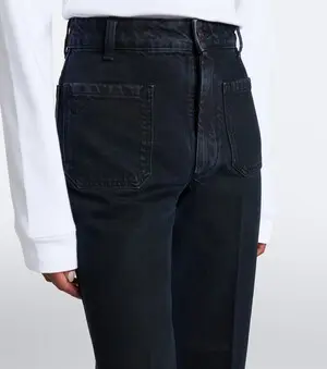 Victoria Beckham Alina Wide-leg Jeans - Blue
